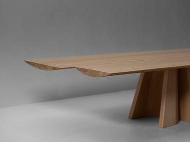 GOT ONE Rectangular oak table By Van Rossum
