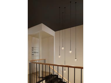 ALGORITHM Blown glass pendant lamp By Vibia | design Toan Nguyen