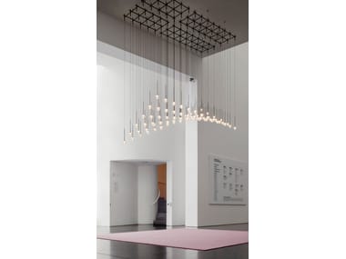 ALGORITHM Blown glass pendant lamp By Vibia | design Toan Nguyen