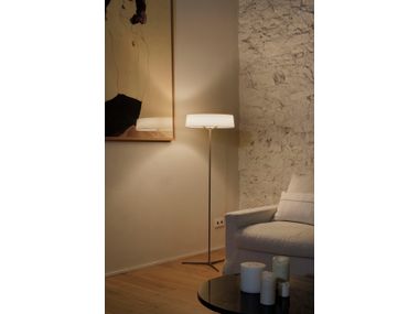 DAMA Metal and paper LED floor lamp By Vibia | design Palomba Serafini ...