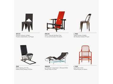 CHAIR COLLECTION POSTER Print on paper By Vitra