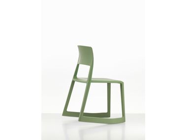 TIP TON RE Stackable open back recycled plastic chair By Vitra | design ...