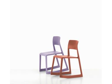 TIP TON RE Stackable open back recycled plastic chair By Vitra | design ...