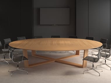 W | Round meeting table By BK Contract design Gabriel Teixidó