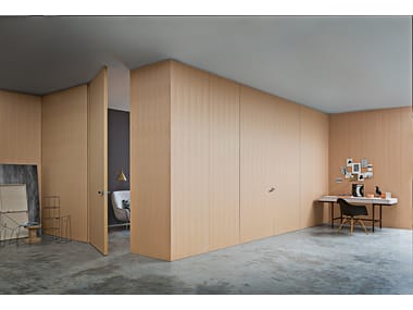 WALL & DOOR Modular panels and doors system By Lualdi