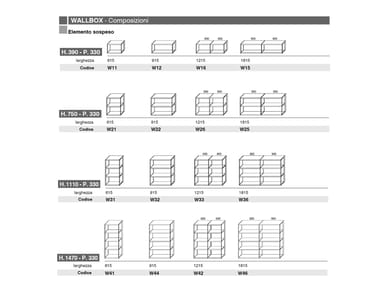 WALLBOX 书柜 By EmmeBi | design Pietro Arosio