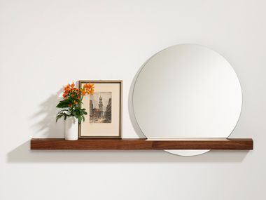 WALNUT #01 WALL MIRROR Mirror By Weld & co