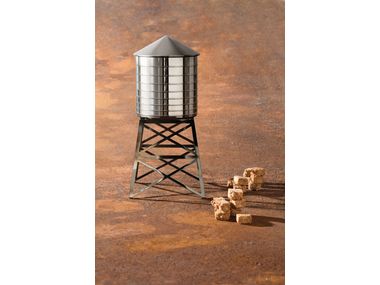 Stainless steel food-storage box WATER TOWER By Alessi