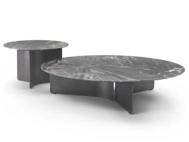 WAVE Round coffee table By Marelli | design Luca Erba