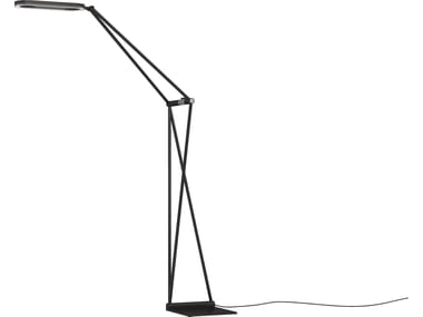 LED adjustable stainless steel floor lamp WAYD By Makris design K3m ...