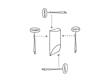 WEDGE | Marble table By Minotti design Nendo