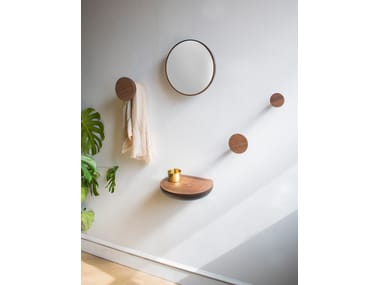 WELCOME Wooden wall shelf By nomon | design Andrés Martínez