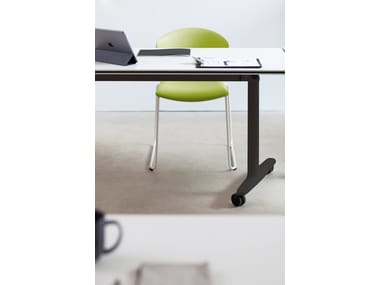 WHASS Stackable sled base chair By ACTIU | design Javier Cuñado