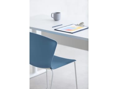 WHASS Stackable sled base chair By ACTIU | design Javier Cuñado