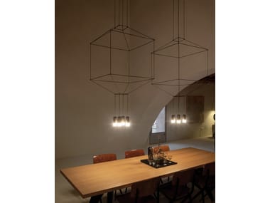 WIREFLOW 0300 / 0400 Pendant lamp By Vibia | design Arik Levy