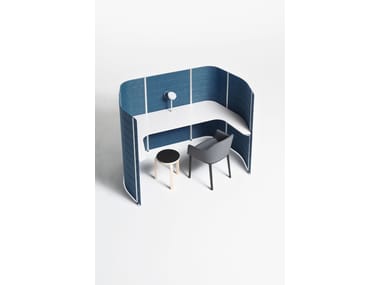 Acoustic fabric office booth WORKBAYS FOCUS By Vitra design Ronan ...