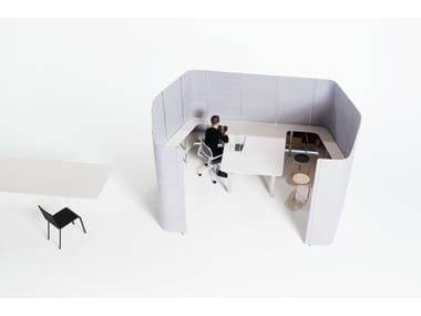 WORKBAYS FOCUS Acoustic fabric office booth By Vitra | design Ronan ...