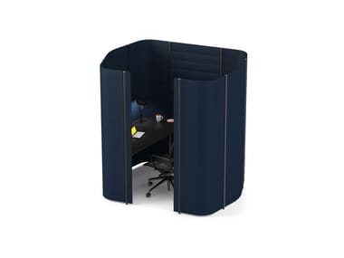 Acoustic fabric office booth WORKBAYS FOCUS By Vitra design Ronan ...