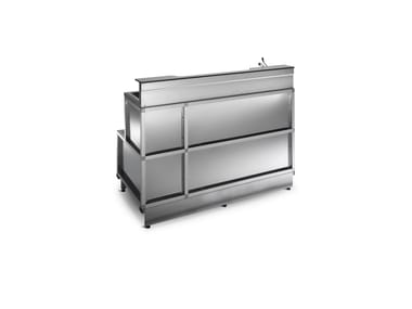WORKSTATION COCKTAIL Stainless steel bar counter By Frigomeccanica