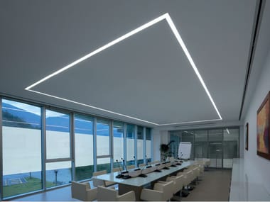 STRIPE SYSTEM FRAMELESS Linear lighting profile By WayPoint