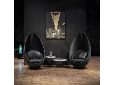 WE-003/H Leather easy chair By Wayne Enterprises Home Collection