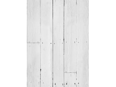 WHITE PLANK Wood effect vinyl wallpaper By Mineheart | design Young ...