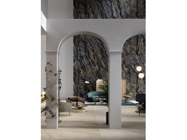 XTONE - OROBICO DARK Porcelain stoneware wall/floor tiles with marble ...