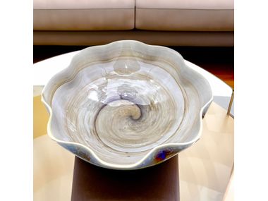 CONCHA Handmade Murano glass bowl By YourMurano
