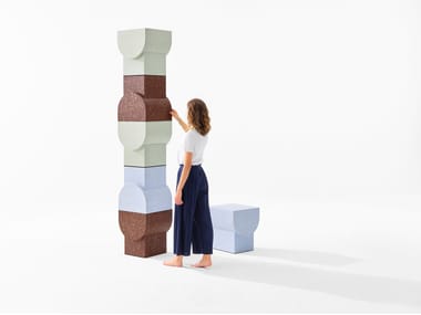 ZATTERE Stool By Cimento | design Patricia Urquiola