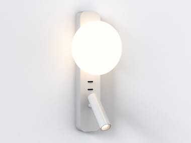 ZEPPO READER LED aluminium reading lamp with fixed arm By Astro ...