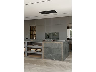 MONOLITH 4.0 Stone kitchen with island By Zajc