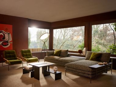 WILLIAM 3 seater Straight sofa By Zanotta | design Damian Williamson