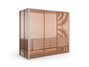 DNA AL FRESCO Canopy teak garden sofa By GANDIABLASCO | design José ...