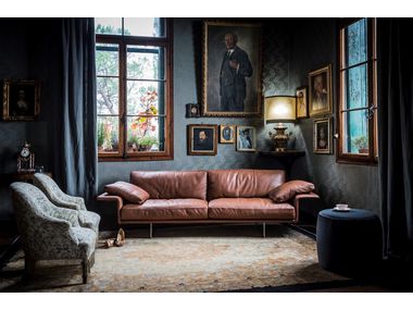 ALATO | Leather sofa 2 seater leather sofa By Black Tie | design Pier ...