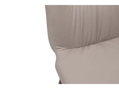 ALEXIA | Chair Upholstered leather chair By Tonin Casa | design Luca ...