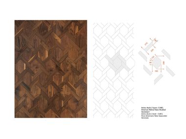 ANTICO ASOLO FORME Walnut wall tiles By CP Parquet
