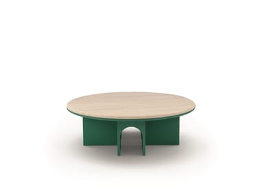 ARCOLOR Round coffee table By arflex | design Jaime Hayon
