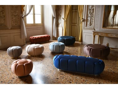 ARKE | Rectangular pouf Upholstered rectangular fabric pouf By Domingo ...
