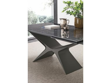BALTIK | Table extensible Table extensible rectangulaire en céramique By Sedit