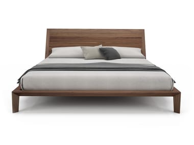 DUSK Walnut double bed By Huppé | design Joël Dupras