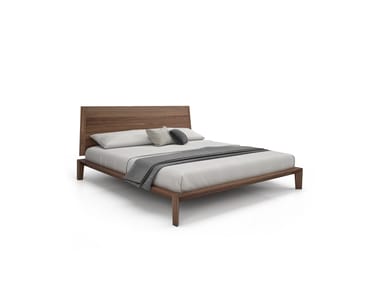 DUSK Walnut double bed By Huppé | design Joël Dupras