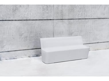 SMOOTH Concrete bench with back By SIT | design João Carvalho