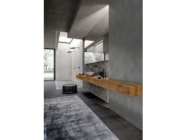 BLADE | Bathroom cabinet with mirror Blade Collection By MODULNOVA