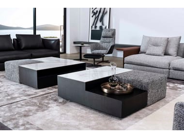 BLEND | Coffee table with storage space By CAMERICH