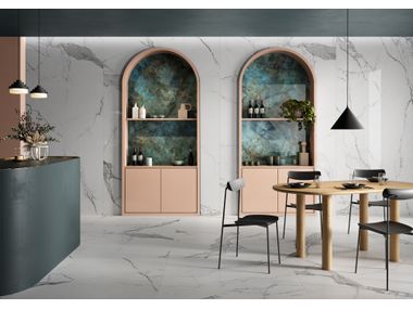 CANOVA LASTRE Porcelain stoneware wall/floor tiles with marble effect ...