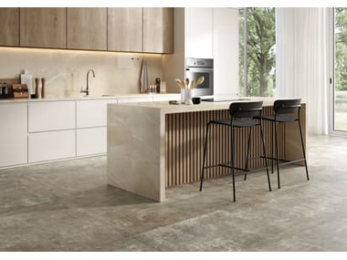 CANOVA LASTRE Porcelain stoneware wall/floor tiles with marble effect ...
