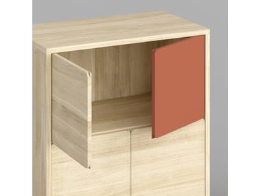 CAVUS | Highboard Solid wood highboard with doors By Vitamin Design ...