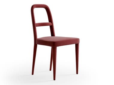 STARLIGHT Upholstered tanned leather chair with armrests By CPRN HOMOOD ...