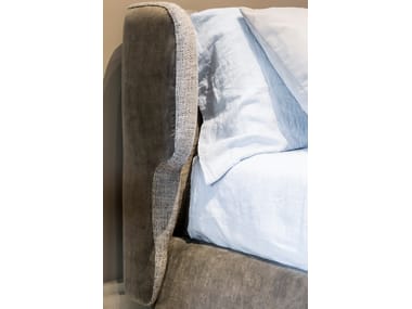 CLAIRE | Fabric bed Fabric storage bed with upholstered headboard By ...