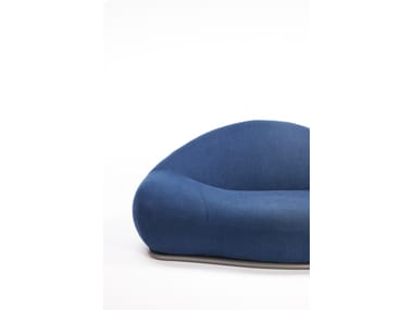 Curved 2 seater fabric sofa CLOUD Cloud Collection By grado design